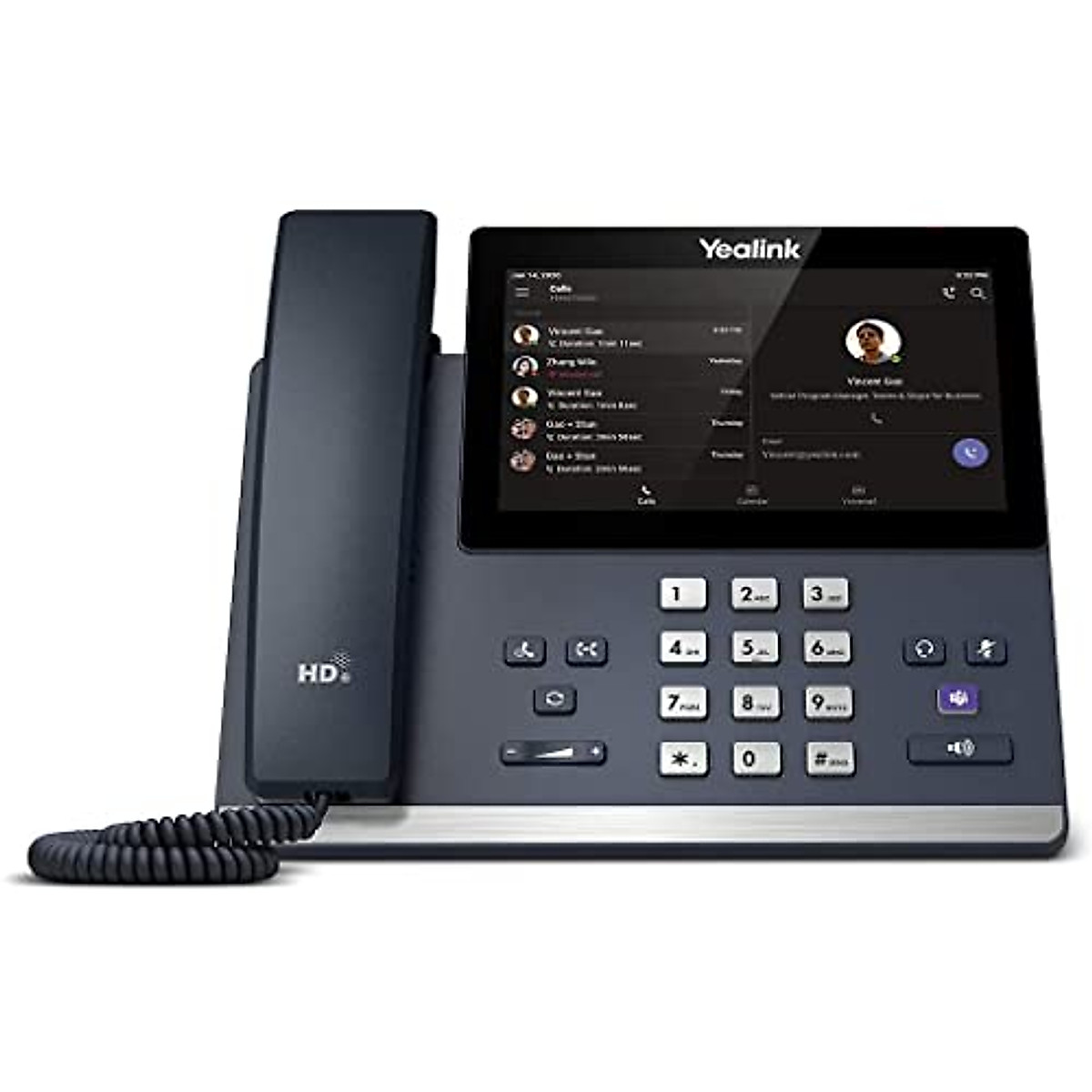 Yealink MP56-TEAMS Edition Desk IP Phone [5 Pack] 7 inch (800 x 480) capacitive Touch Screen, PoE, Power Adapter Not Included