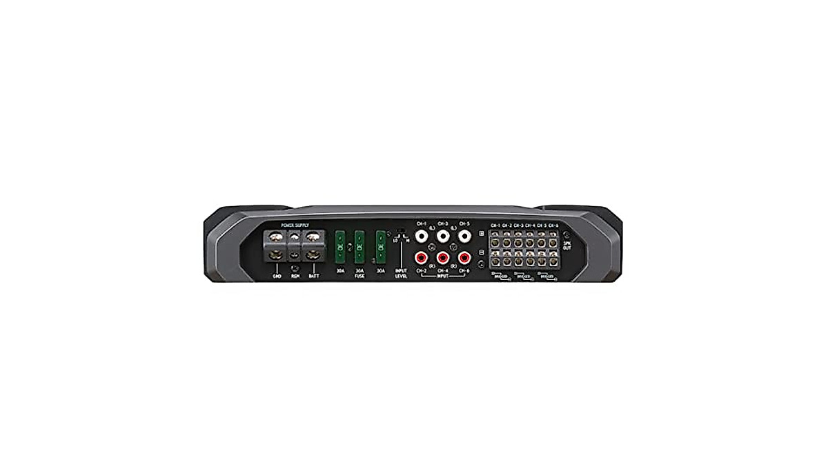 Alpine R-A90S 6-Channel Staggered Power Car Amplifier | Hi-Res Audio