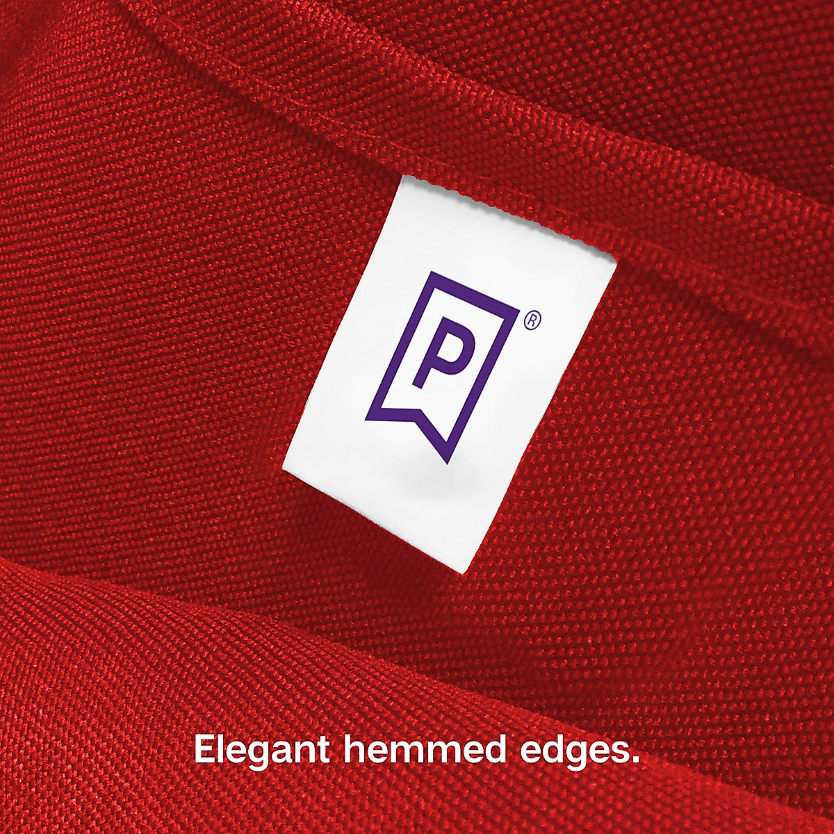 Gee Di Moda Cloth Napkins - 17 x 17 Inch Red Dinner Napkins - Set of 12 Soft & Absorbent Washable Fabric Cloth Table Napkins with Hemmed Edges for Hotel Restaurant, Holiday Parties & Wedding