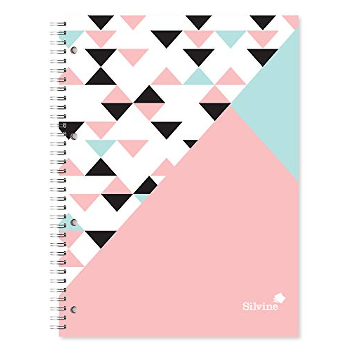 Silvine TWA4AC A4 Plus Stripes Design Twinwire Notebook (Pack of 4)