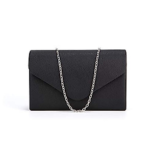 Nodykka Purses and Handbags Envelope Evening Clutch Crossbody Bags Faux Learther Classic Wedding Party Bag for Women