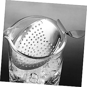 KICHOUSE Mini Tools Ice Filter Bartending Tool Bar Tool Bartending Strainer Drink Filter Drink Making Tool Hotel Tool Coffee Filter Screen Wine Set Cocktail Water Filter Stainless Steel