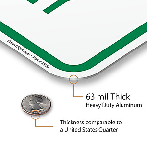 SmartSign "Compact Car Parking Only" Sign | 12" x 18" 3M Engineer Grade Reflective Aluminum