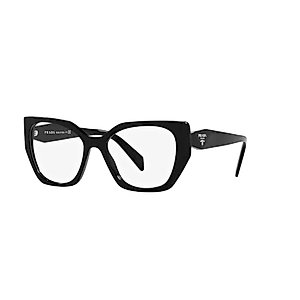 Prada Sunglasses Black Frame, DEMO LENS Lenses, 52MM
