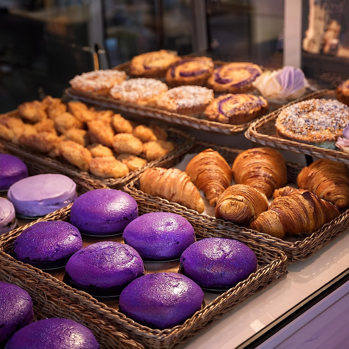 Jans Sweet Cow - Ube Flavored Sweetened Condensed Creamer - Purple Colored Sweet Potato Creamer for Baking Cooking Dessert 13.40 oz per pack (Ube, Pack of 2)