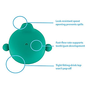 Pura my-my Silicone Sippy Cup 5oz/150ml - Training Cup, Reusable, Platinum Food Grade Medical Grade, Spill Proof Cups for Kids, Toddlers, Babies & Infants (Rose)