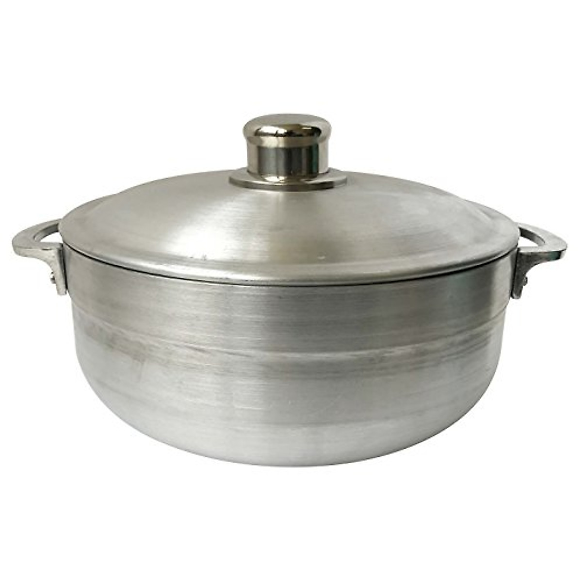 Wee's Beyond Heavy Gauge Caldero Dutch Oven with Aluminum Lid, 4.8 quart, Silver