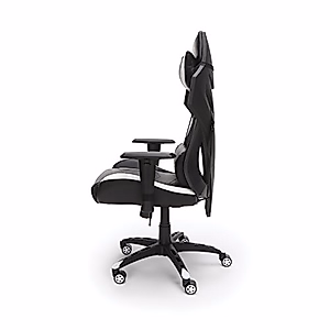 RESPAWN RSP-205 Racing Style Gaming Chair, Leather, White