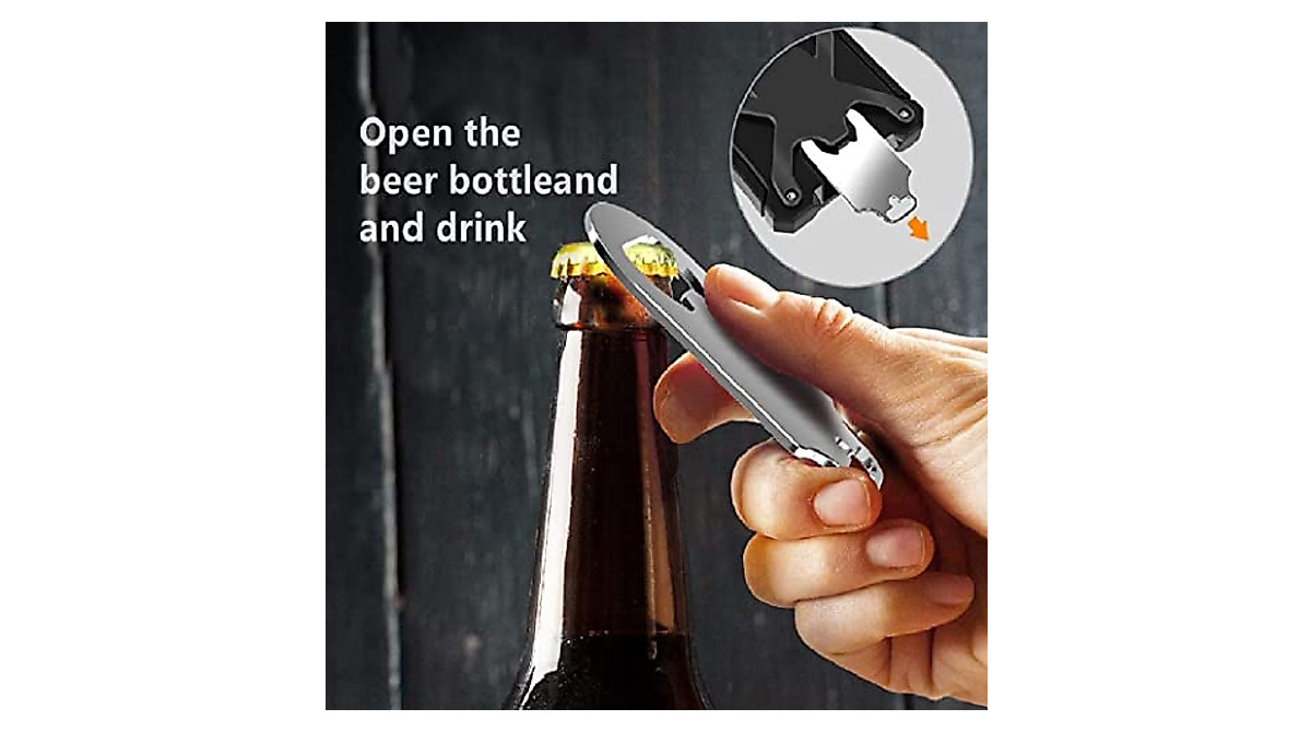 MYXL 2 in 1 Beer Can Opener - Portable & Easy to Use