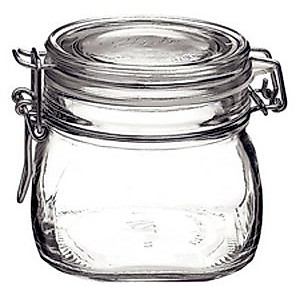 Bormioli Rocco Fido Storage Jar - Wire Bail - 500 mL - 12 pack