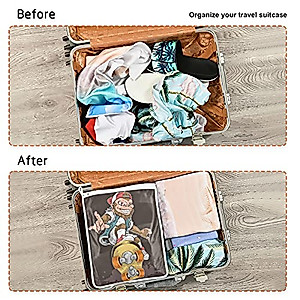 Skateboard Monkey Punk Laundry Mesh Bag Delicates Lingerie Laundry Wash Bag Heavy Duty with Zipper Laundry Net Bags for Packing Travelling Washing