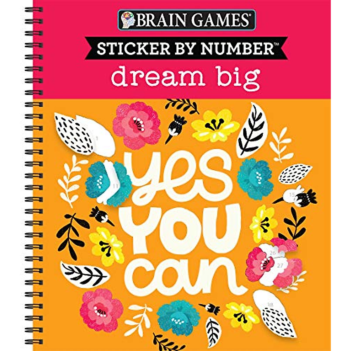 Brain Games - Sticker by Number: Dream Big