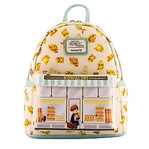 Loungefly Fantastic Beasts Kowalski Bakery Womens Double Strap Shoulder Bag Purse