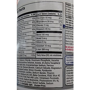 Equate Complete Multivitamin Women 50+, 100 Tablets