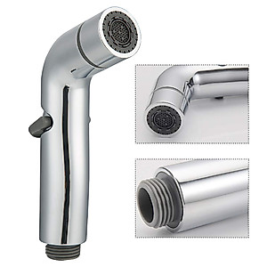 Bidet Sprayer for Toilet ABS Bidet Attachment Handheld Bidet Sprayer Electroplating Handheld Adjustable Toilet Bidet Spray Nozzle Bathroom Accessory