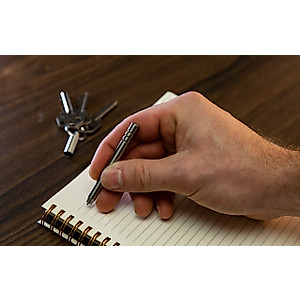 KeySmart Nano Pen - Stainless Steel Mini Ballpoint Key Ring Pen…