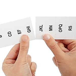 Juvale 25 Pocket Accordion File Organizer with Handle, Alphabetical Tabs, Expandable Portable File Tote for Letter Size Documents, Home, Office (13 x 10 x 3 in), Black