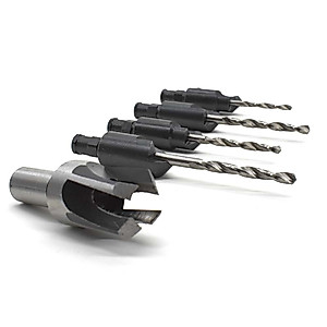 Big Horn 13201 Counter Sink Set with 3/8 Plug Cutter