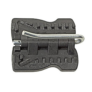 The Original Fat Ivan Fold Up Doorstop Wedge with Magnet - Black (2 Pack)