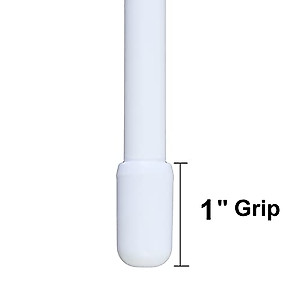 14 Inches Long White PVC Blind Tilt Wand with Hook and Handle(Hook Size is 0.15")