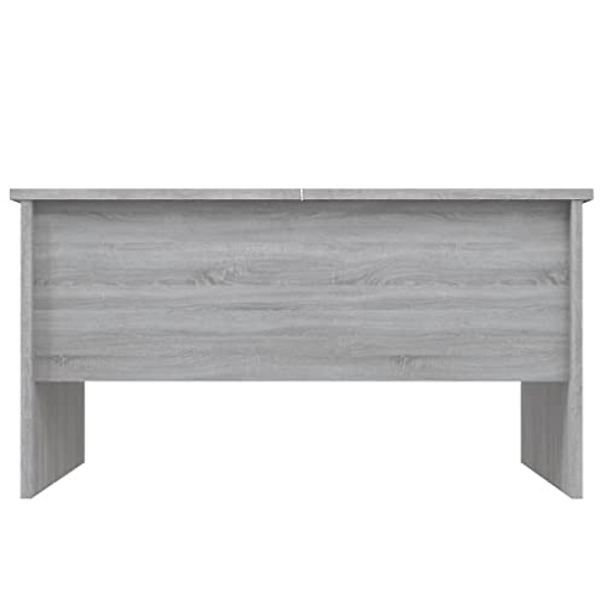 QJBSAVVA Coffee Table Gray Sonoma 31.5"x19.7"x16.7" Engineered Wood,Living Room Furniture Side Tables Narrow Bedside Tables Suitable for Meeting Rooms, Reception Rooms, Offices