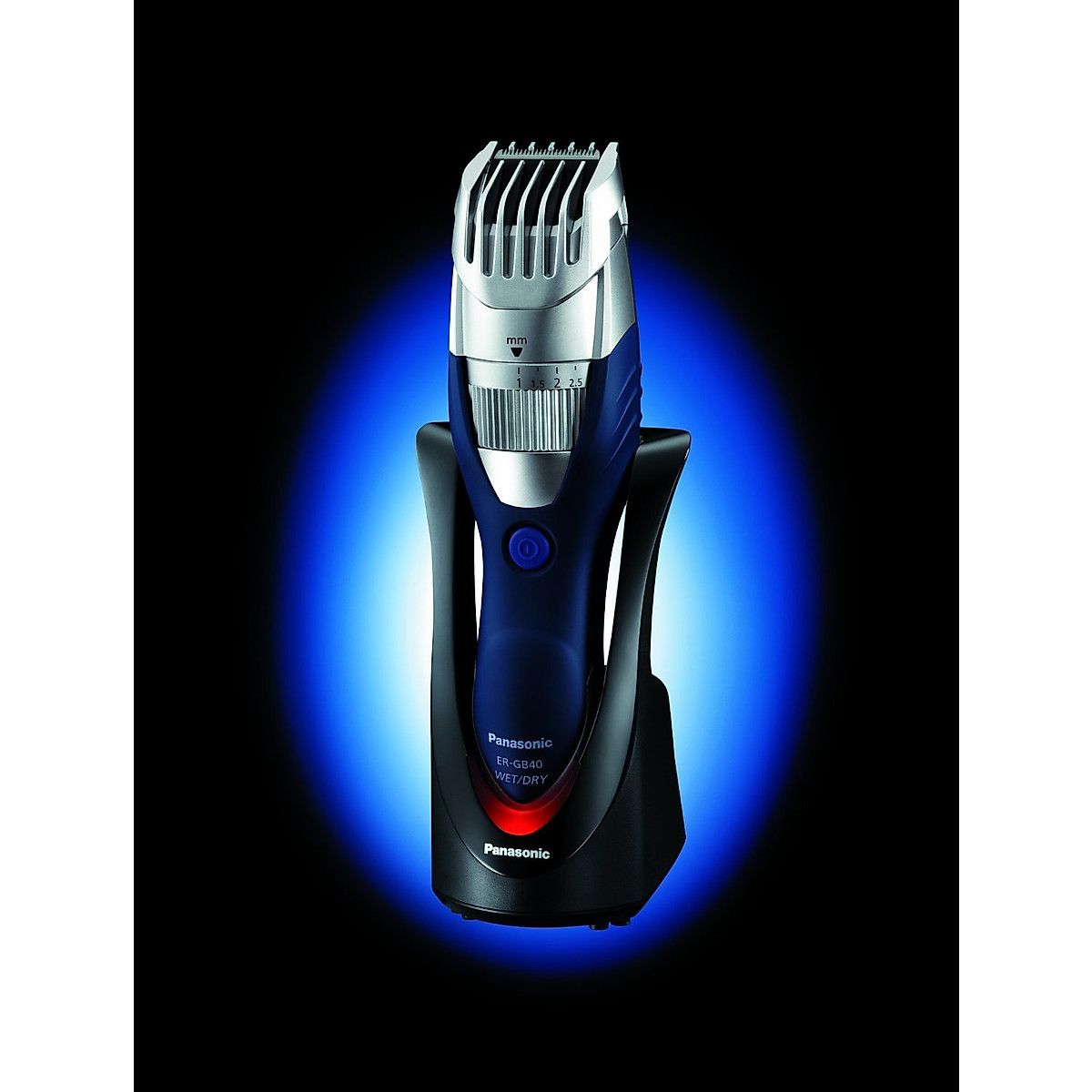 Panasonic Wet and Dry Hair and Beard Trimmer - Silver