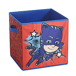 Idea Nuova PJ Masks 2 Pack Collapsible Storage 11.5" Cubes with LED Lights
