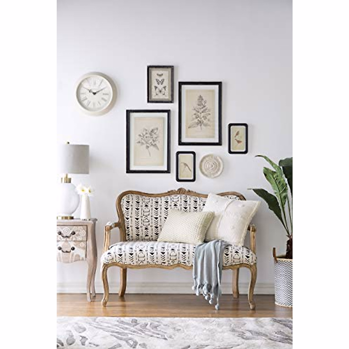 Creative Co-Op Blue Cotton Poms 21-Textiles-Blankets/Throws, Aqua