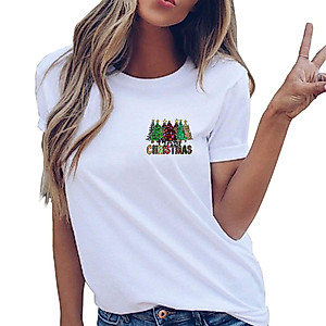 TZSANXMY Merry Christmas Iron On Decals Christmas Tree Santa Claus Iron On Transfer Heat Transfers Patches for Clothing Washable Xmas Heat Press Sticker 9pcs Small Size