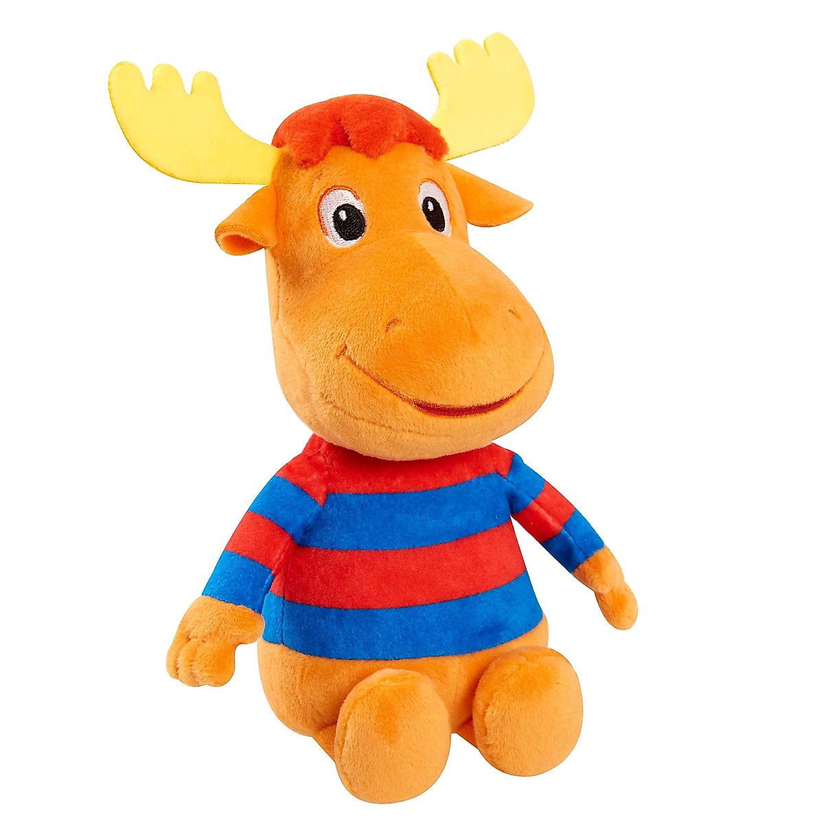 Backyardigans 7-inch Small Bean Plush Stuffed Animal, Tyrone, Moose, Bean Filled Bottom, Kids Toys for Ages 3 Up by Just Play
