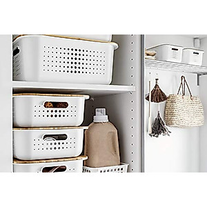 SmartStore Basket Bamboo Lid Colour, One Size