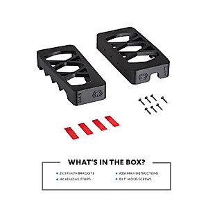 Glistco Stealth Mount - Under Desk Mount Compatible with PS5 - Galaxy Black Digital