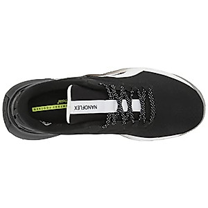 Reebok Women's Nanoflex Cross Trainer, Black/White/Pure Grey, 8.5
