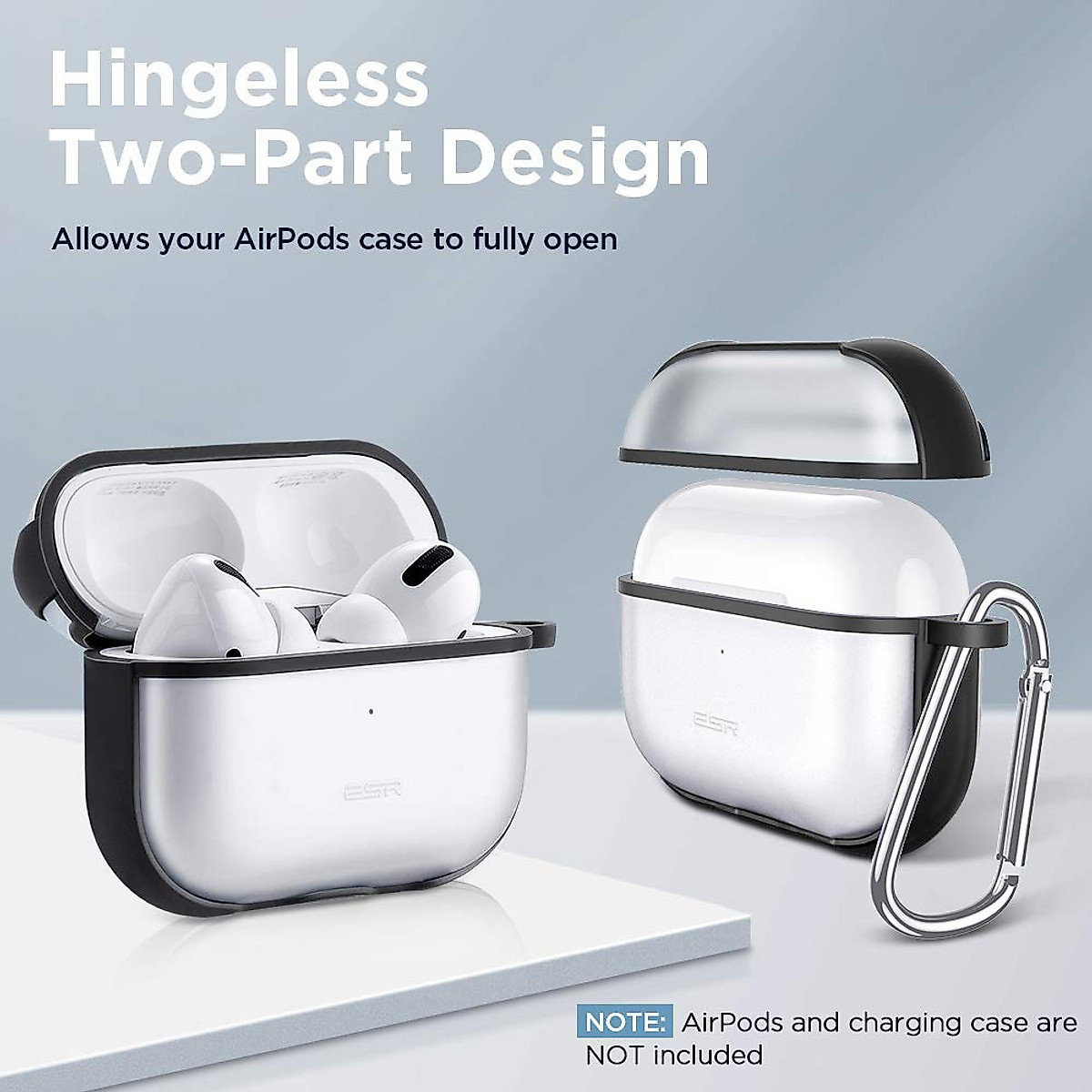 ESR Protective Case Compatible with AirPods 2019, Black