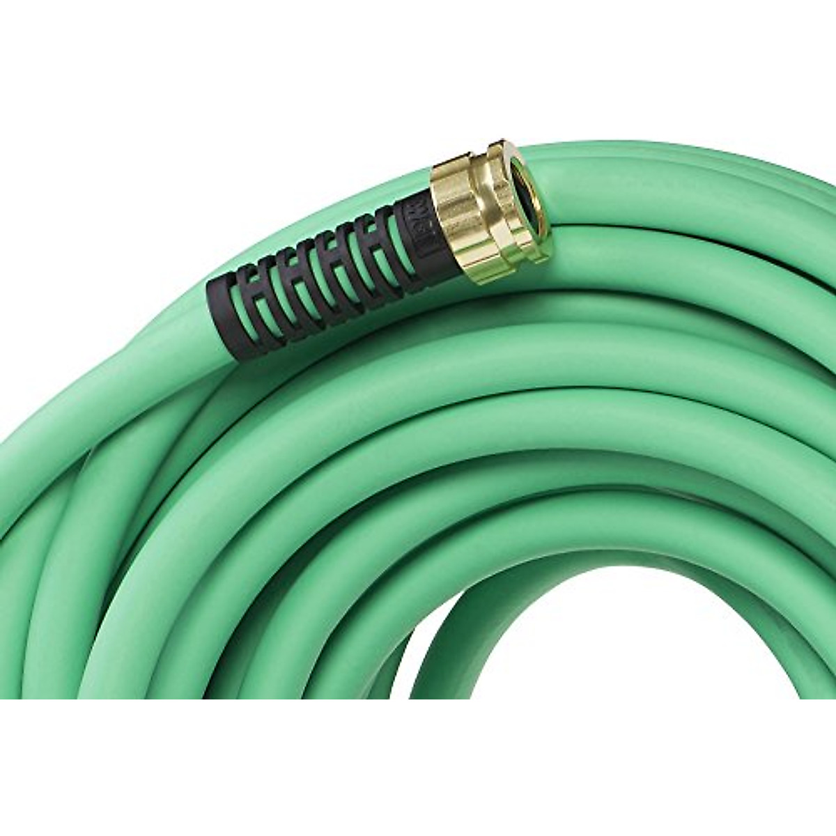 Swan Products SNSS58050 Soft & Supple Easy Coil Water Hose with Crush Proof Couplings 50' x 5/8", Green