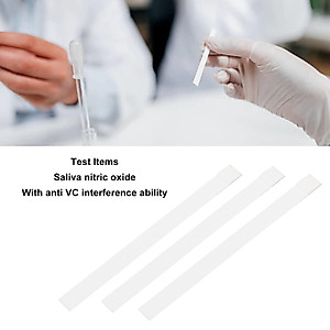 ZJchao Testing Nitric Oxide Indicator Strips, Salivary Nitrite Levels 25 Strips, Highly Accurate Body Nitric Oxide Test Strips