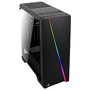 AeroCool Cylon RGB Mid Tower with Acrylic Side window, Black