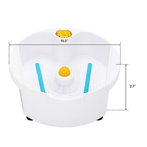 OmySalon Pedicure Chair with Stool & Bubble Massage Foot Bath, Hydraulic Pedi Chair for Nail Tech, Beauty Spa Salon Unit Station Technician Supplies