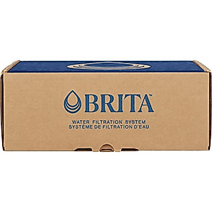Brita XL Water Filter Dispenser for Tap and Drinking Water with 1 Standard Filter, Lasts 2 Months, 27-Cup Capacity, BPA Free, Black