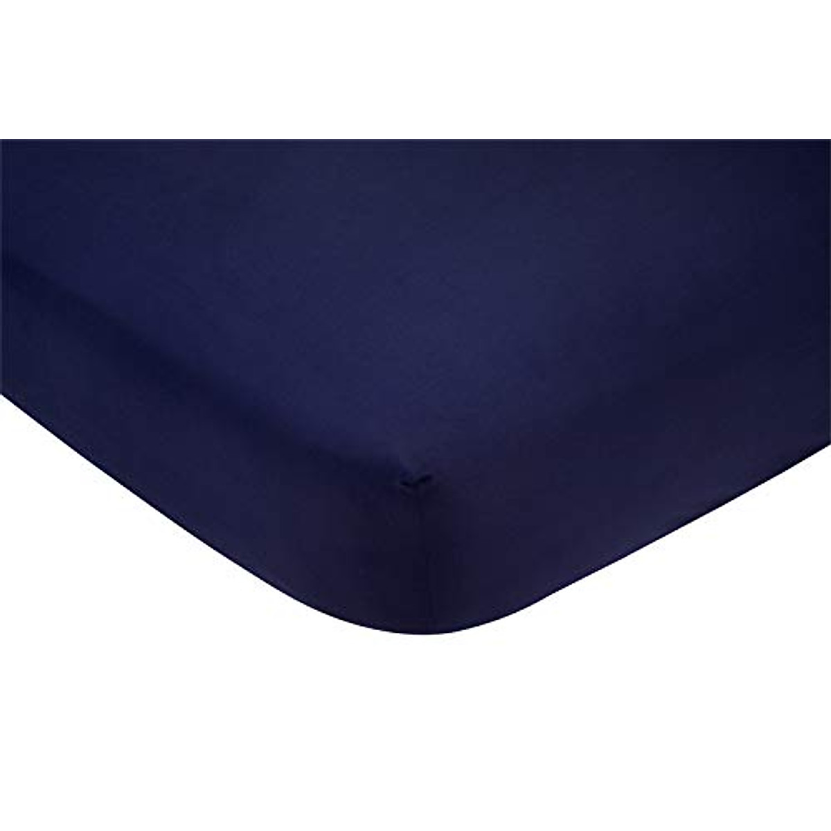 Carter's 100% Cotton Sateen Fitted Mini Crib Sheet, Navy