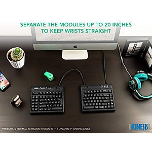 Kinesis USB Freestyle2 Keyboard for Mac (20" Extended Separation)