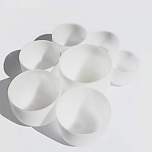 432 Hz 8-16 inch Quartz Set of 7 PCS Crystal Singing Bowl Sound Healing
