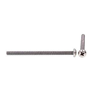 Prime-Line 9129425 Machine Screws, Pan Head, Phillips Drive, #10-32 X 3 in, Grade 18-8 (10 Pack)