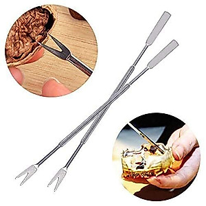 Practical Lobster Crab Needle Steel Multi Function Walnut Needle Olive Seafood Gadgets Fruit Tools Fork
