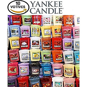 Yankee Candle Votives - Grab Bag of 10 Assorted Votive Candles - Random Mixed Scents