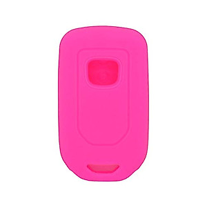 SEGADEN Silicone Cover Protector Case Holder Skin Jacket Compatible with HONDA 3+1 Hold Button 4 Buttons Smart Remote Key Fob CV4210 Rose