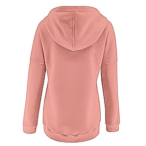 Hongxing Erke Women Christmas Shirts Plus Size Tie Dye Casual Loose Sweatshirt Graphic Crewneck Long Sleeve Pullover Tunic Tops(Pink, 3X-Large)