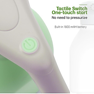 ACORNS Electric Spray Bottle 2L/0.5Gallon,Automatic Plant Sprayer,Pump Sprayer,Indoor Plant Sprayer with Adjustable Nozzle (Green)