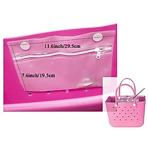 4Pcs Replacement Buttons and Waterproof Bag for Bogg Bag,Bogg Bag Accessories of Original X Large,Perfect with Beach Bag Practical White (Waterproof Bag + Buttons)