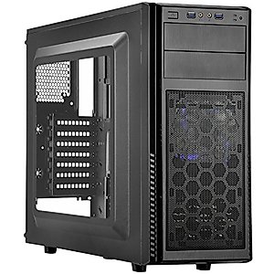SilverStone Technology PS11 ATX, Micro-ATX Mid Tower Computer Case with Side Window Panel, SST-PS11B-W